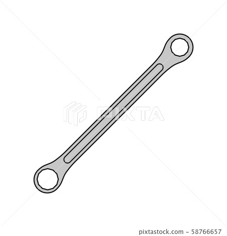 Ring cap wrench icon. Repair symbol. Vector - Stock Illustration ...