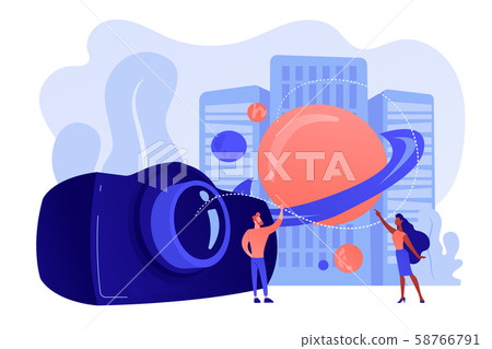 Video design concept vector illustration. - Stock Illustration ...