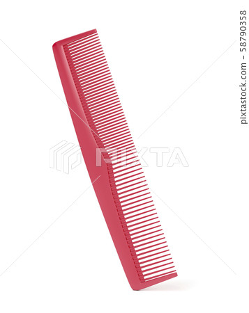 Red plastic comb - Stock Illustration [58790358] - PIXTA