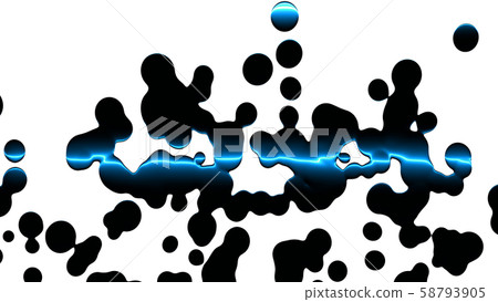 CG laser Laser beam reflected on liquid - Stock Illustration [58793905 ...