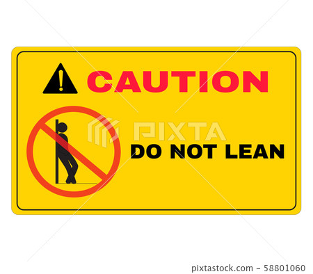 Accident Prevention signs, Caution board with... - Stock Illustration ...