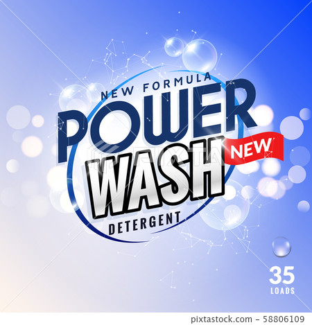 Laundry detergent background design. Clean... - Stock Illustration ...