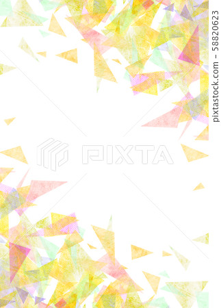 Japanese paper style triangle texture - Stock Illustration [58820623 ...
