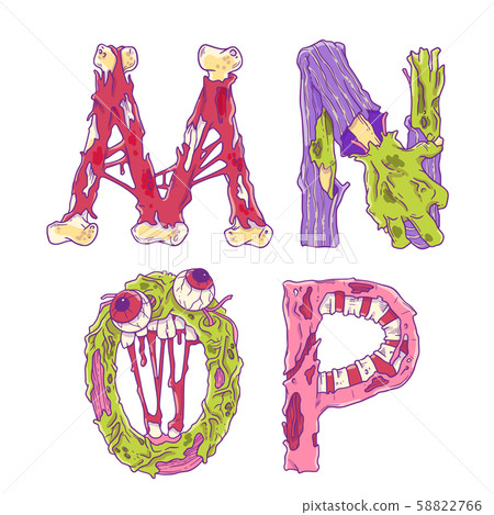 Zombie Graffiti Letters