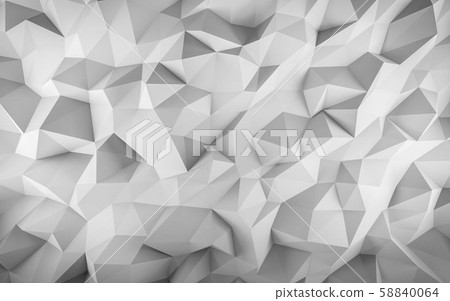 white Abstract polygonal Background... - Stock Illustration [58840064 ...