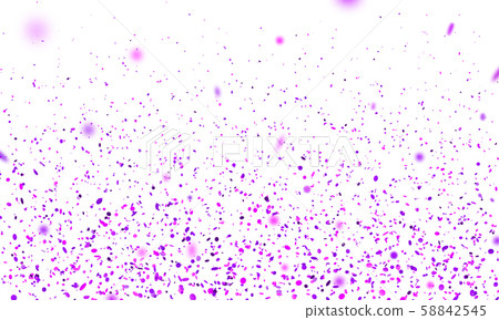 Purple flying confetti. Holiday background - Stock Illustration ...