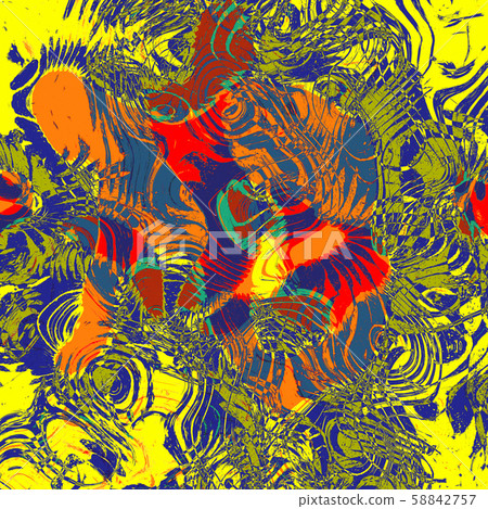 Abstract multicolored chaos pattern wallpaper. - Stock Illustration ...