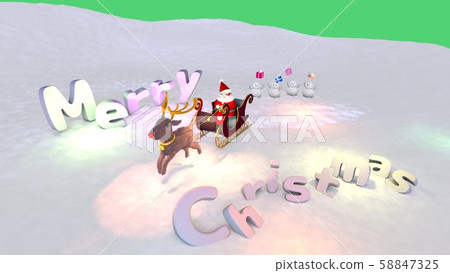 Merry christmas 2 - Stock Illustration [58847325] - PIXTA