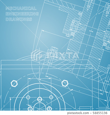 Vector engineering illustration. Cover, flyer,... - Stock Illustration ...
