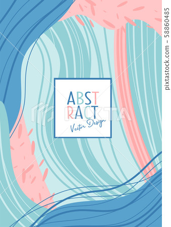 Cute Abstract Design Cover For Planner, Cards... - Stock Illustration ...