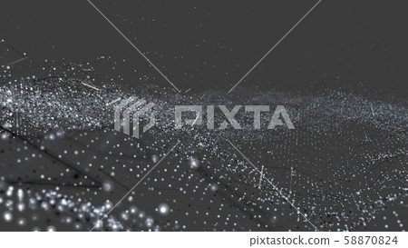 Abstract digital background with particles - Stock Illustration ...