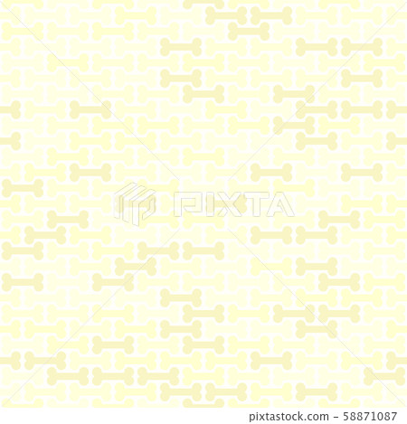 Yellow bone pattern. Seamless vector background - Stock Illustration ...