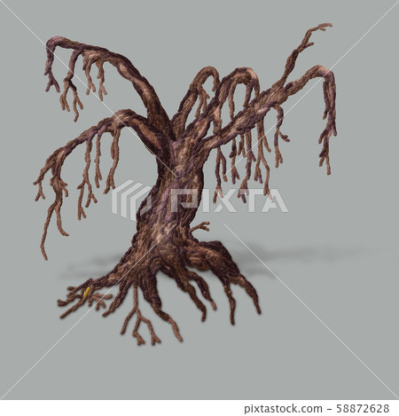 Big dead tree - Stock Illustration [58872628] - PIXTA