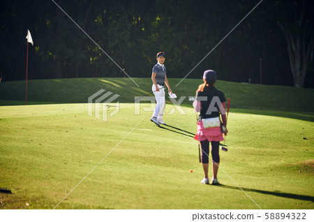 GOLF lesson - Stock Photo [58894322] - PIXTA