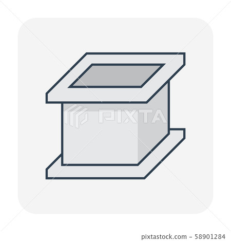 concrete testing icon - Stock Illustration [58901284] - PIXTA