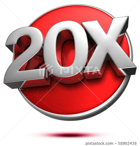 20x 3d. - Stock Illustration [58902438] - PIXTA