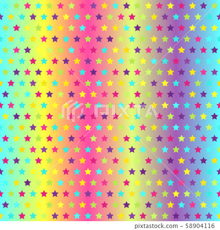 Bright glowing star pattern. Seamless vector - Stock Illustration ...