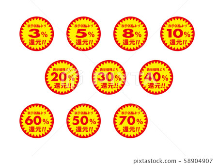 Discount reduction - Stock Illustration [58904907] - PIXTA