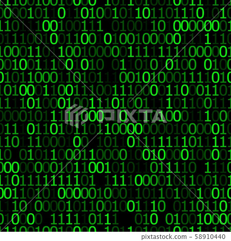 Modern background with green numbers on a black... - Stock Illustration ...