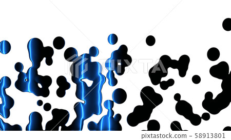 CG laser Laser beam reflected on liquid - Stock Illustration [58913801 ...