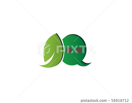 Leaf and chat icon in an ecological dialog for... - Stock Illustration ...