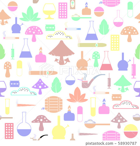 drug seamless pattern background icon. - Stock Illustration [58930787 ...