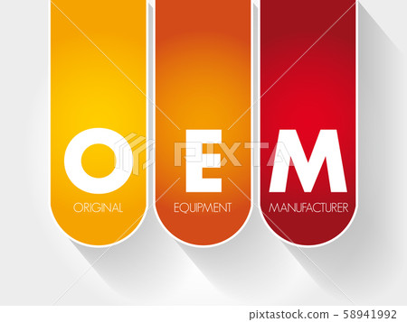 OEM - Original Equipment Manufacturer acronym - Stock Illustration ...