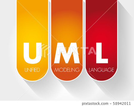 UML - Unified Modeling Language acronym - Stock Illustration [58942011 ...