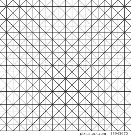 Grid stripe seamless pattern. - Stock Illustration [58945670] - PIXTA
