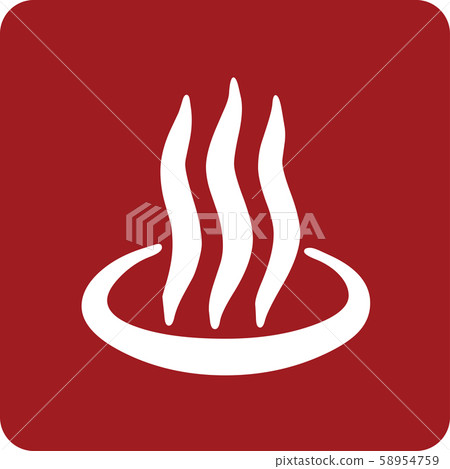 Red Hot spring symbol for banner, general design - Stock Illustration ...