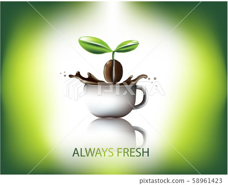 Coffee always fresh - Stock Illustration [58961423] - PIXTA
