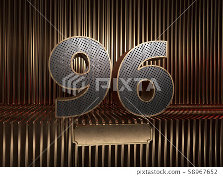 number 96 with small holes - Stock Illustration [58967652] - PIXTA