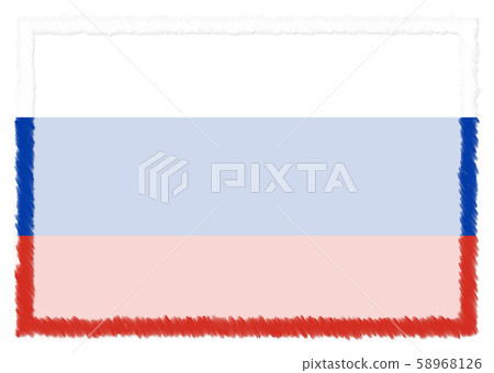 Border made with Russia national flag. - Stock Illustration [58968126 ...