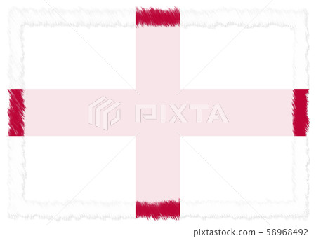 Border made with England national flag. - Stock Illustration [58968492 ...