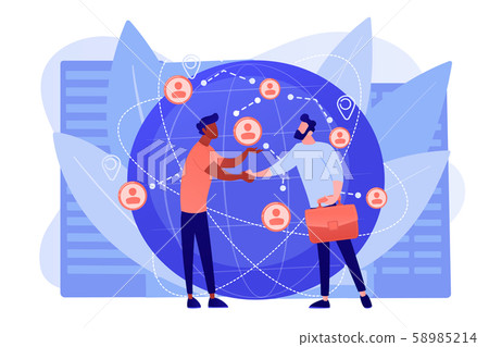 International business concept vector... - Stock Illustration [58985214 ...