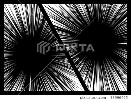 Background: concentrated line cartoon comic... - Stock Illustration ...
