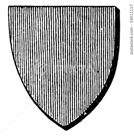 Gules Shield is a heraldic shield with a red - Stock Illustration ...