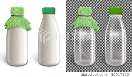 Set plastic bottles - Stock Illustration [59017500] - PIXTA