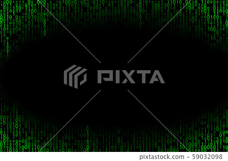 Binary code algorithm background. Computer digital - Stock Illustration ...