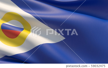 Flag of Chukotka Autonomous Okrug. High... - Stock Illustration ...