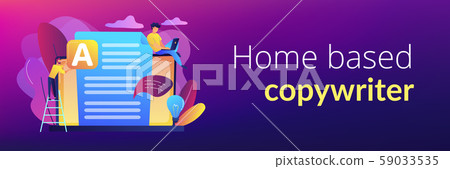 Copywriting concept banner header. - Stock Illustration [59033535] - PIXTA