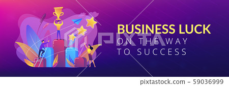 Key to success concept banner header. - Stock Illustration [59036999 ...