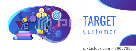 Target group concept banner header. - Stock Illustration [59037893] - PIXTA