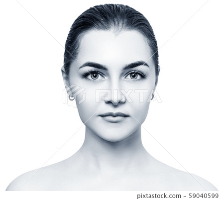 Beautiful Model Face Front