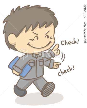 Checkman - Stock Illustration [59059685] - PIXTA