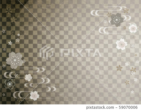 Japanese pattern background / black - Stock Illustration [59070006] - PIXTA