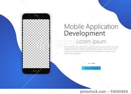 Smartphone, phone layout. - Stock Illustration [59080869] - PIXTA