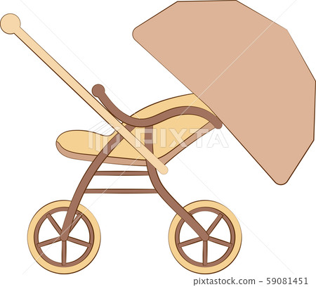 vector, vectors, pushchair - Stock Illustration [59081451] - PIXTA