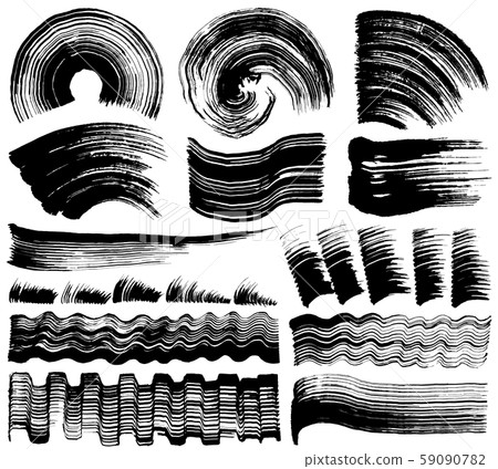 Calligraphy handwriting brush illustration - Stock Illustration ...