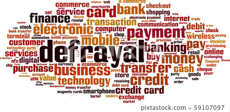 Defrayal word cloud - Stock Illustration [59107097] - PIXTA